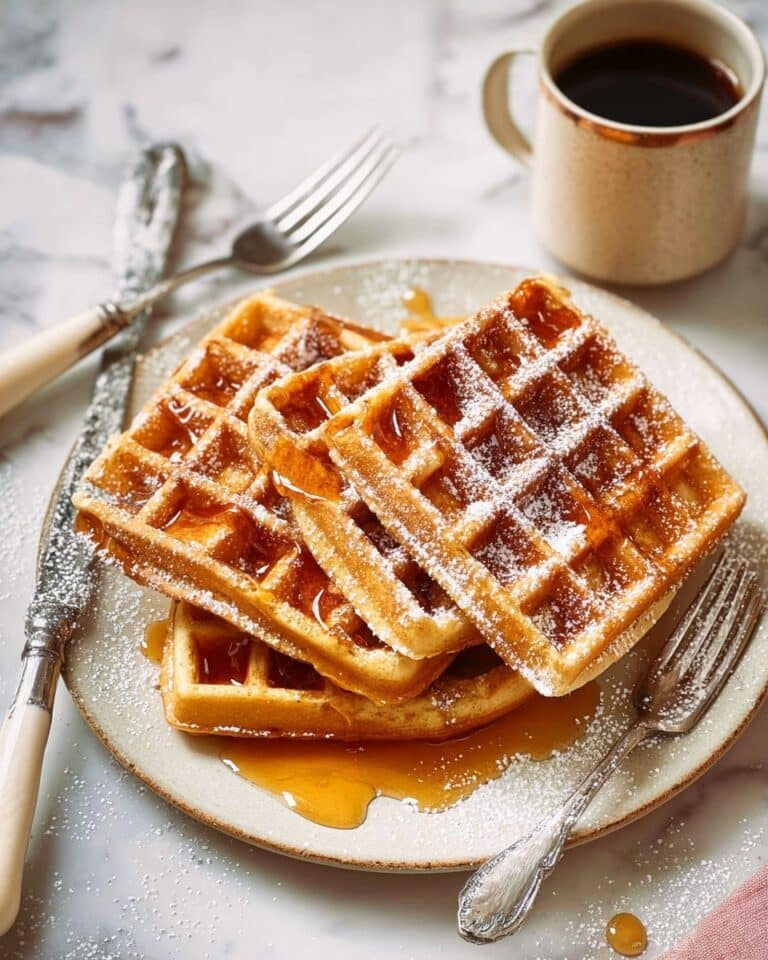 Classic Waffles Recipe: Easy & Fluffy Breakfast Waffles